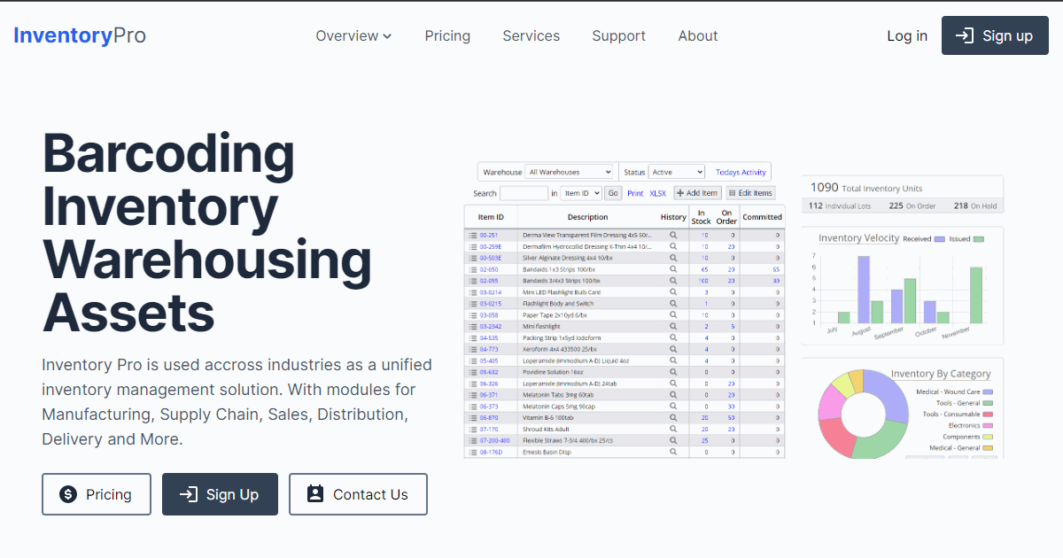 Inventory Pro - Warehouse Managment Solutions